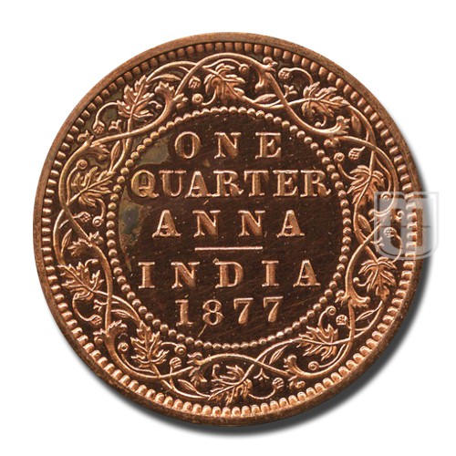One Quarter Anna | 1877 | KM# 486 | Coins | Mintage World
