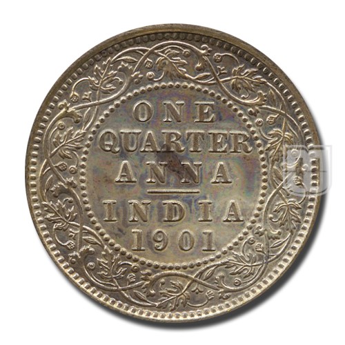 One Quarter Anna | 1901 | KM# 486b | Coins | Mintage World