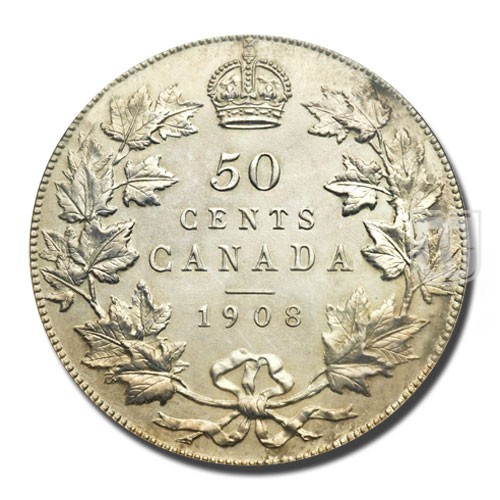 Fifty Cents | 1908 | KM 12 | Coins | Mintage World