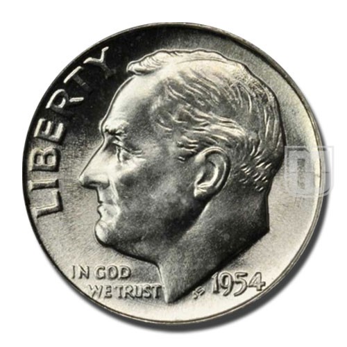 Dime | 1954 | KM # 195 | Coins | Mintage World