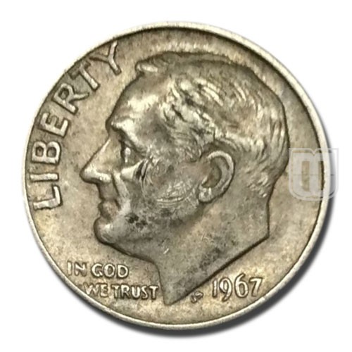 Dime | 1967 | KM # 195a | Coins | Mintage World